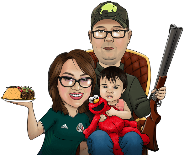 The Mexican And The Gringo - Cartoon Clipart - Large Size Png Image ...