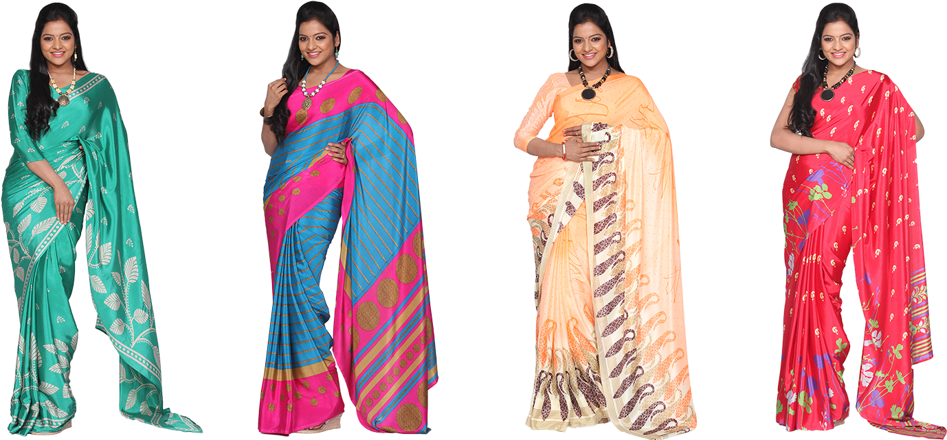 Pooja Crepe Silk - Silk Clipart - Large Size Png Image - PikPng