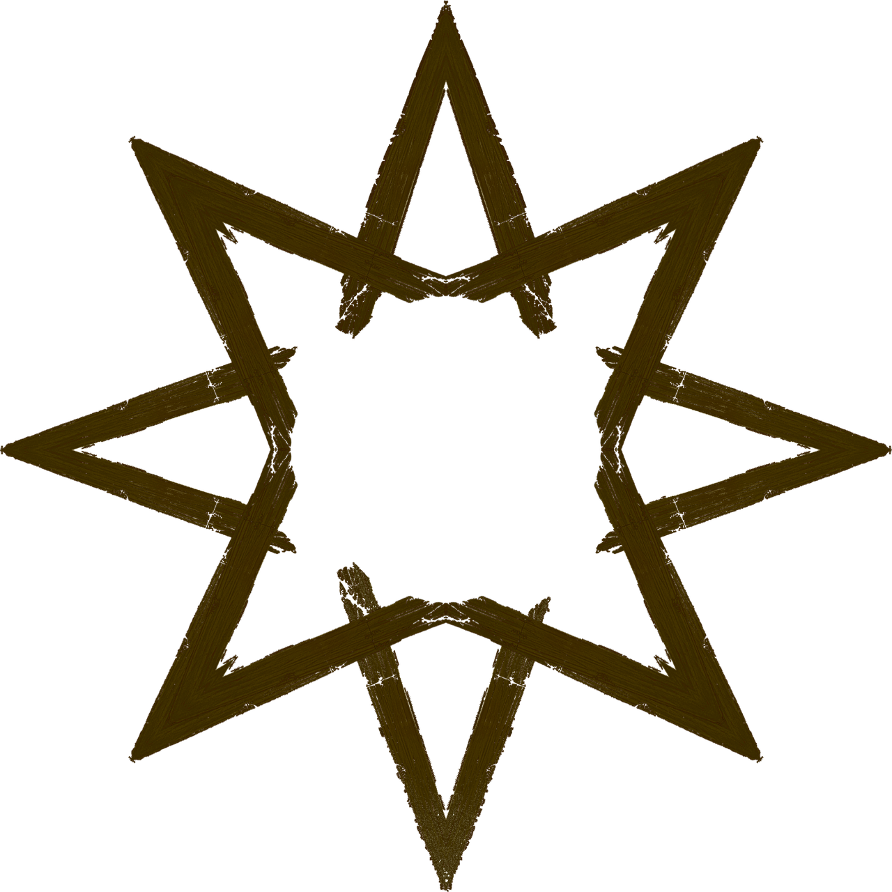 Eight Pointed Star Clipart - Large Size Png Image - PikPng