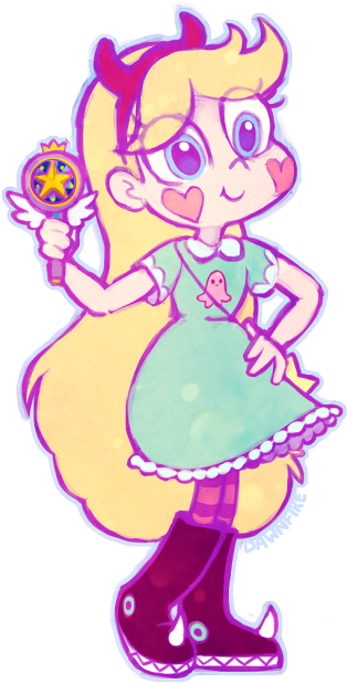 Star Butterfly Image - Cartoon Clipart - Large Size Png Image - PikPng