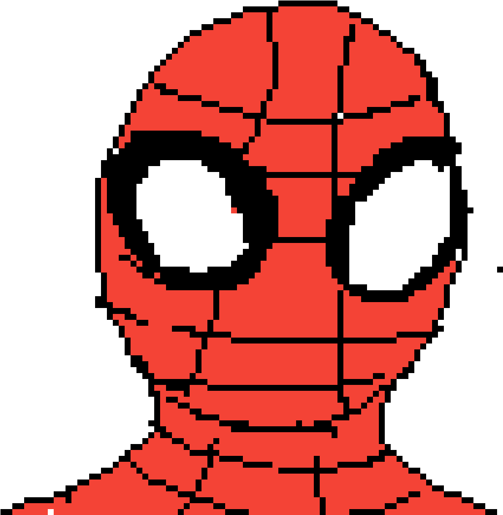 Spooderman - Pixel Art Clipart - Large Size Png Image - PikPng