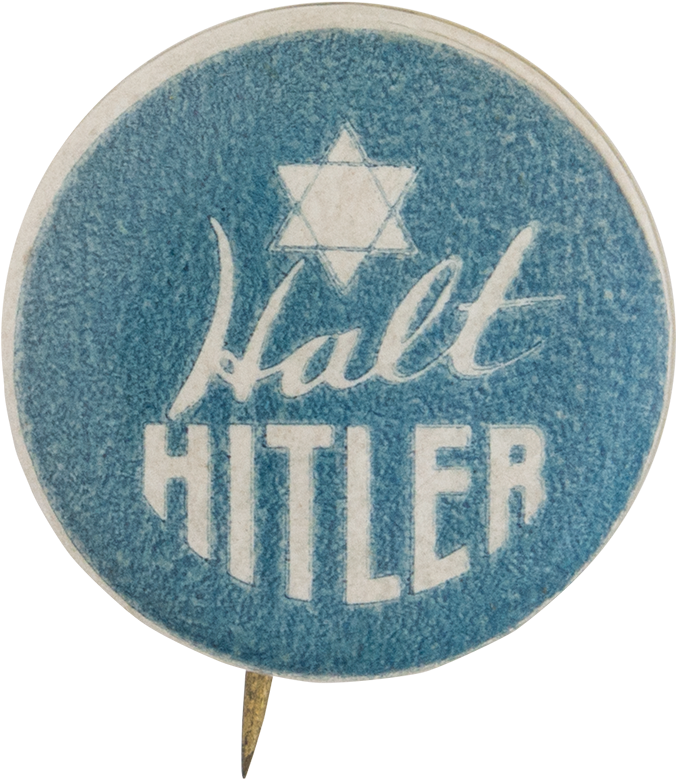 Halt Hitler Cause Button Museum - Emblem Clipart - Large Size Png Image ...