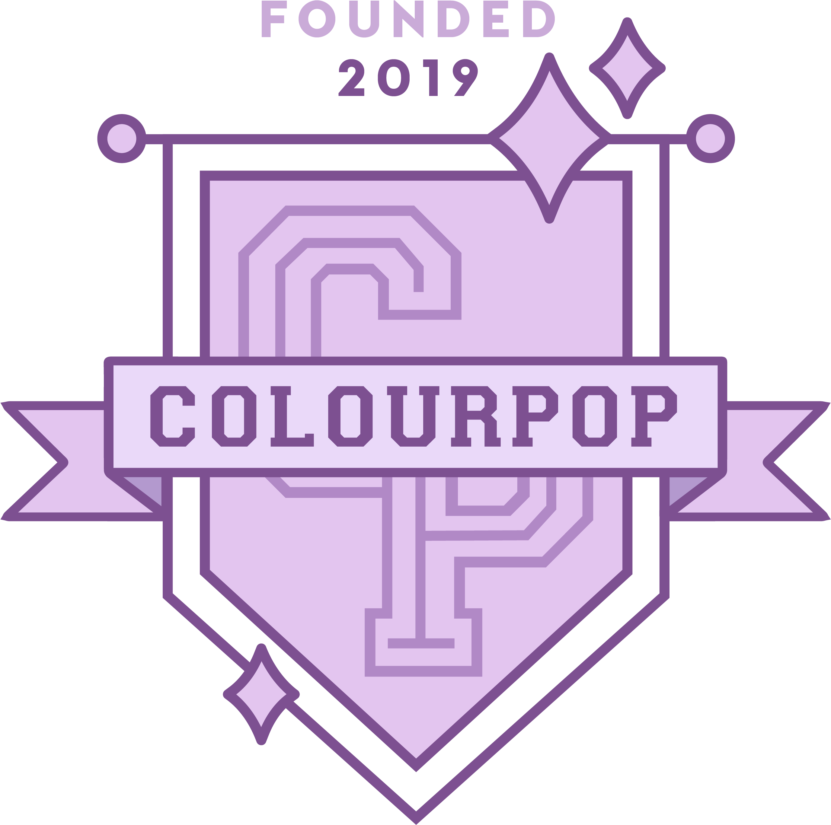 Download Colourpop College Emblem-03 - Lilac Clipart Png Download - PikPng