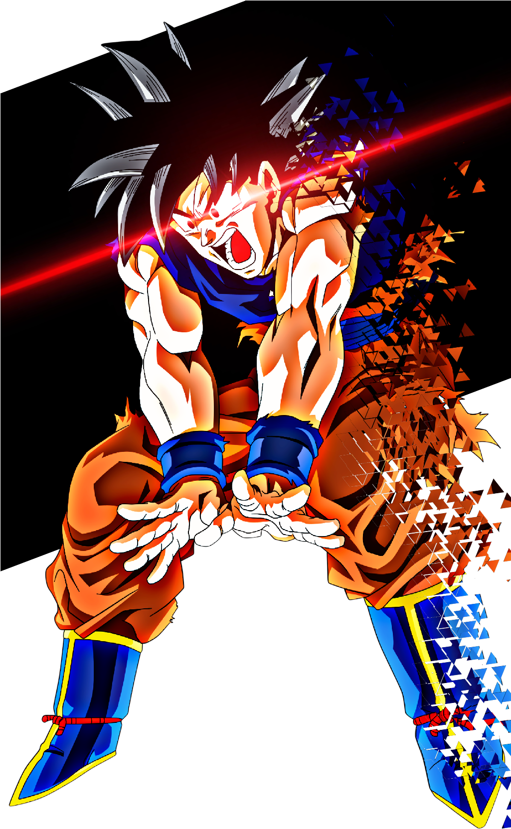 Goku Spirit Bomb - Cartoon Clipart - Large Size Png Image - PikPng