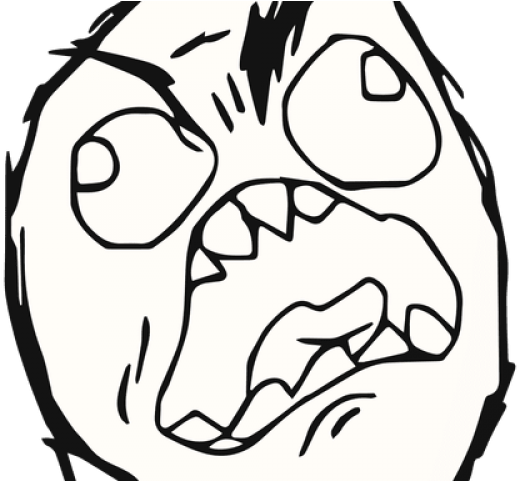 Rage Face Clipart - Large Size Png Image - PikPng