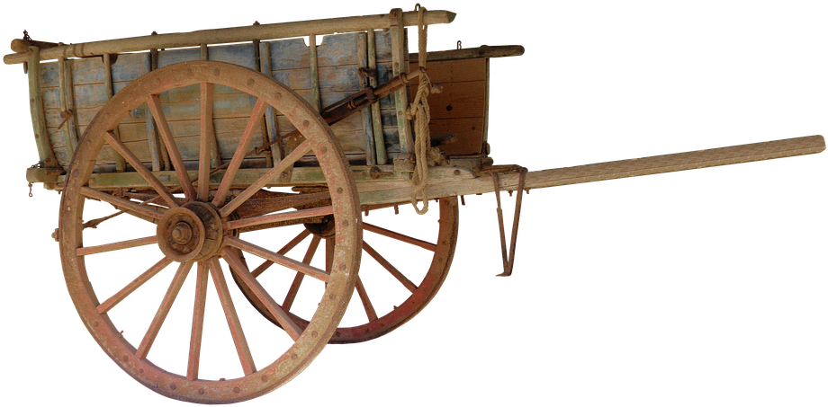 Wooden Bullock Cart Png Clipart - Large Size Png Image - PikPng