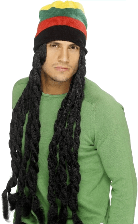 Rasta Dreads Hat Png - Rasta Čepice Clipart - Large Size Png Image - PikPng