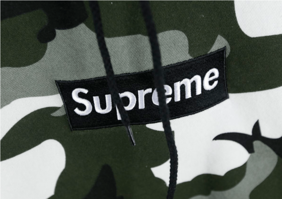 Supreme Box Logo Black And Camo Clipart - Large Size Png Image - PikPng