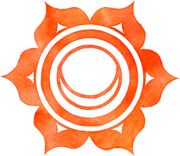 Lightning Clipart Spasmodic - Sacral Chakra Watercolor - Png Download ...