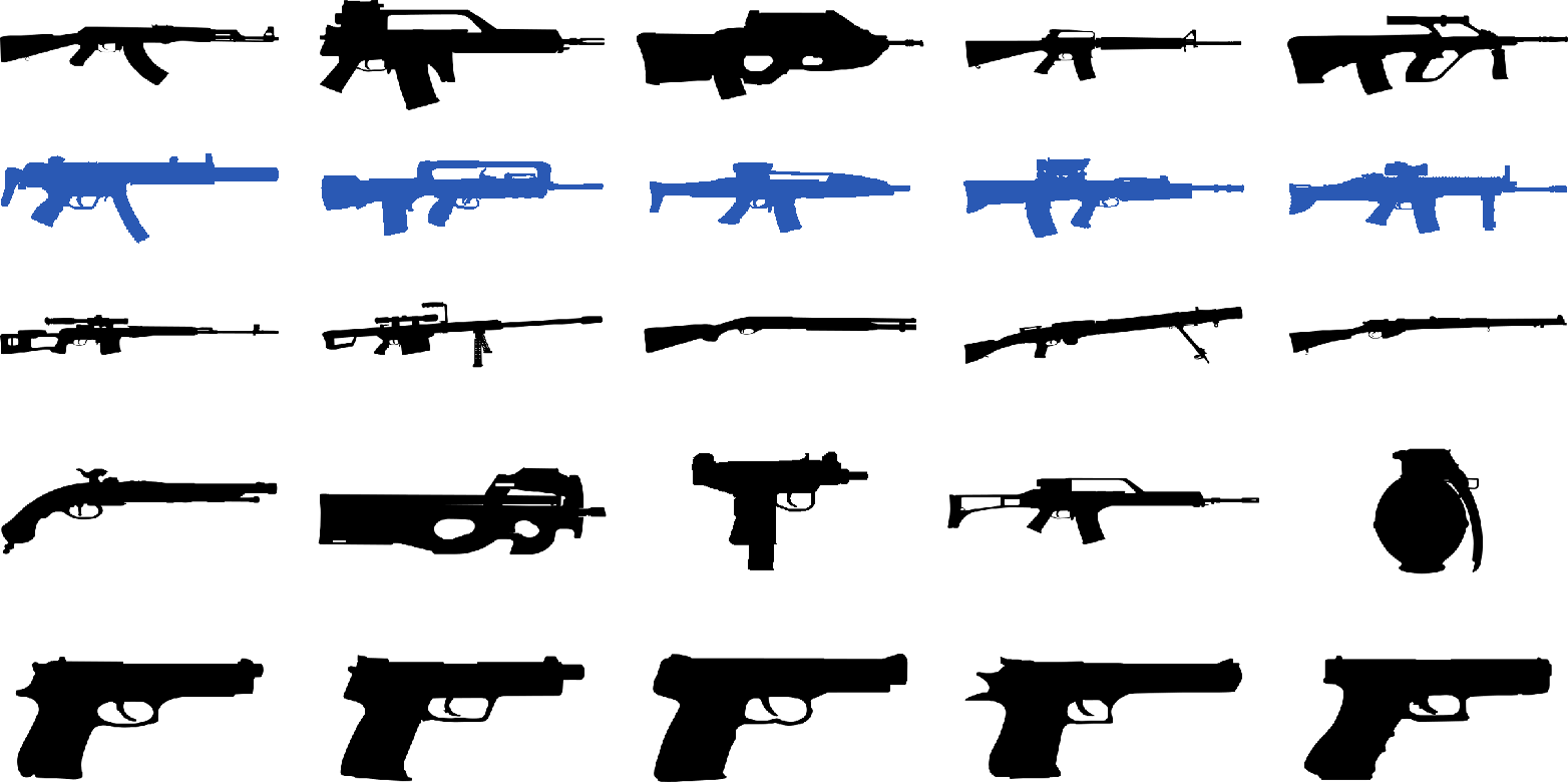 The Agency Problem - Counter Strike Guns Name Clipart - Large Size Png ...
