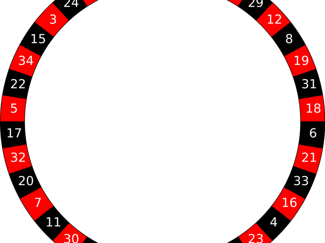 Roulette Wheel Clipart Above - Roulette Png Transparent Png - Large ...