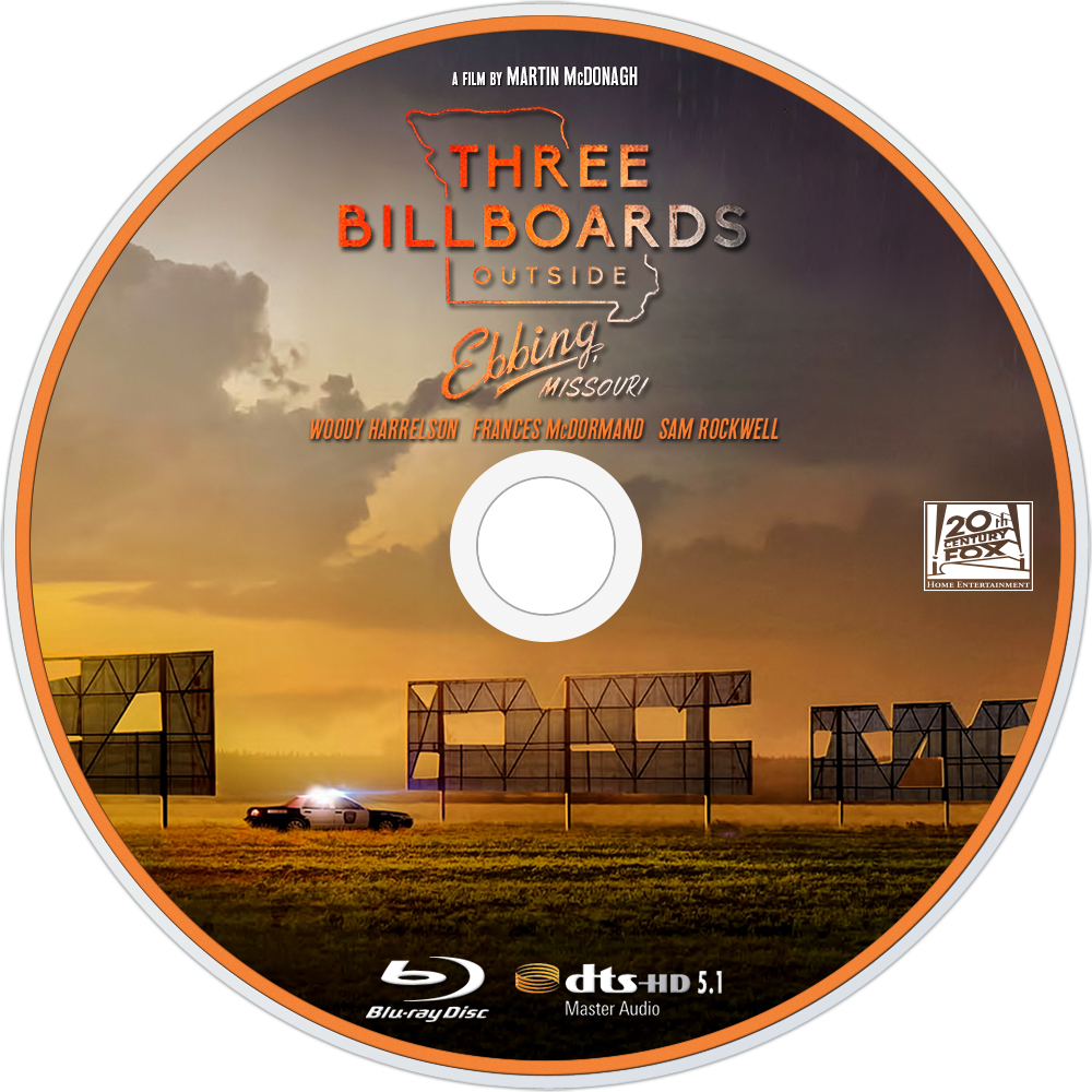 Three Billboards Outside Ebbing, Missouri Bluray Disc - Three ...