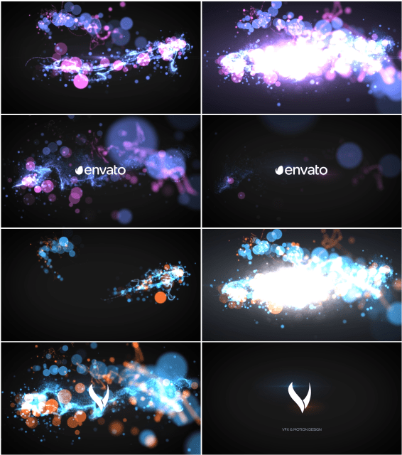 Download Particles Energy Burst Logo Reveal - Envato Clipart Png ...
