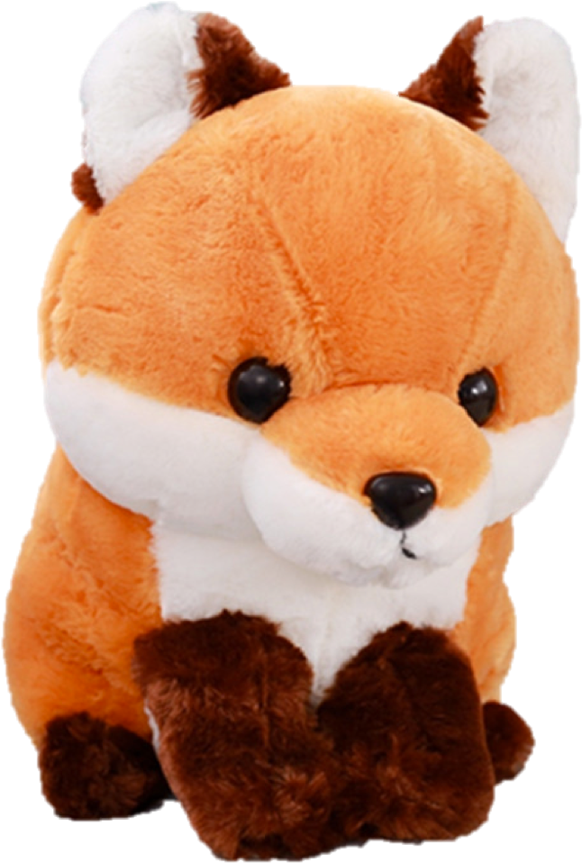 Baby Fox Plushie - Cute Fox Plush Clipart - Large Size Png Image - PikPng