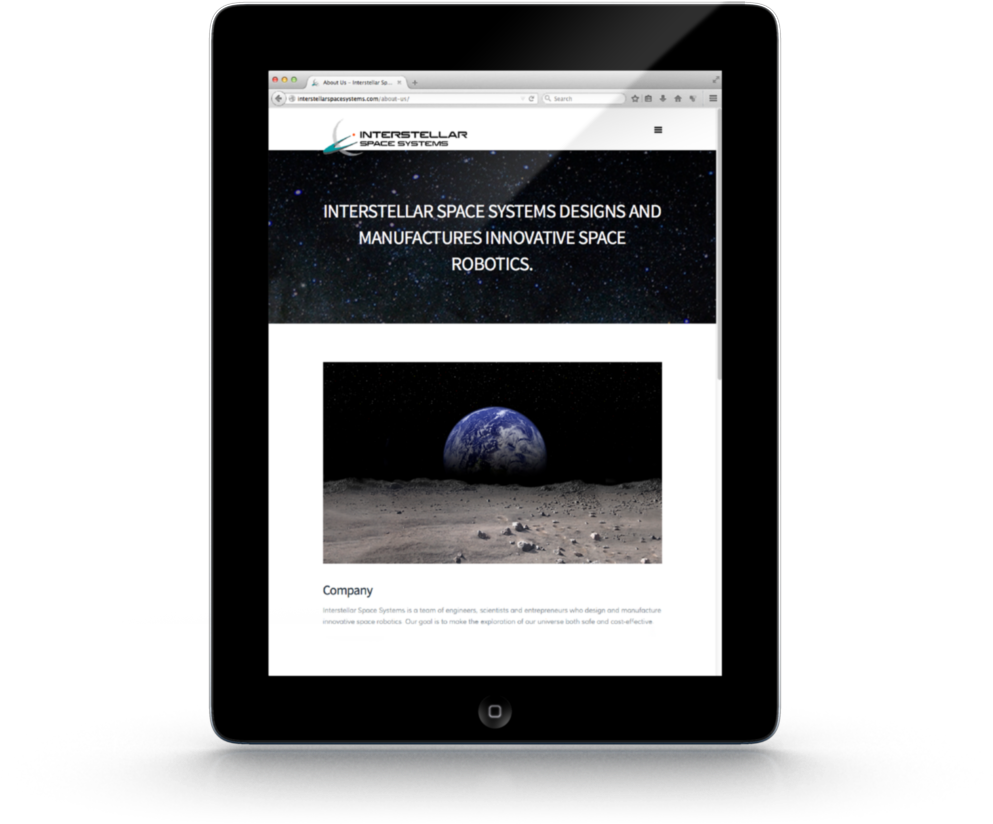 Interstellar Space Systems Website Design - Electronics Clipart - Large ...