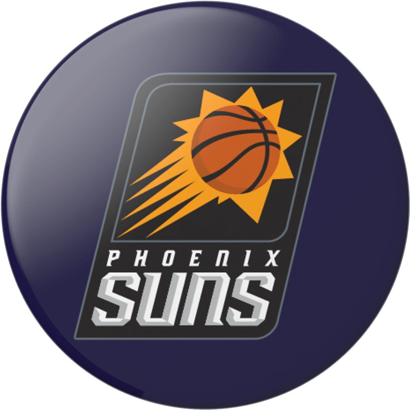 Phoenix Suns Logo Black Clipart - Large Size Png Image - PikPng
