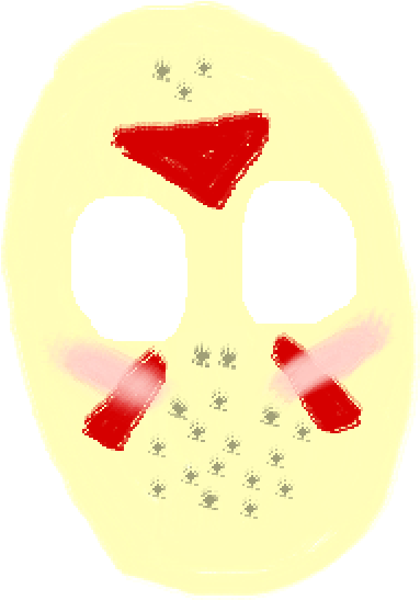 Kawaii Jason Mask For My Brother - Skull Clipart - Large Size Png Image ...