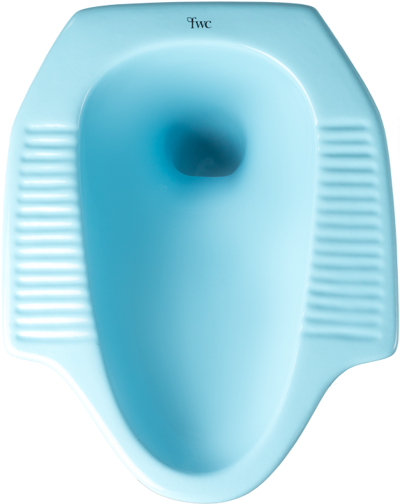 Sky Blue Squatting Pan - Closet Jongkok Warna Biru Clipart - Large Size ...