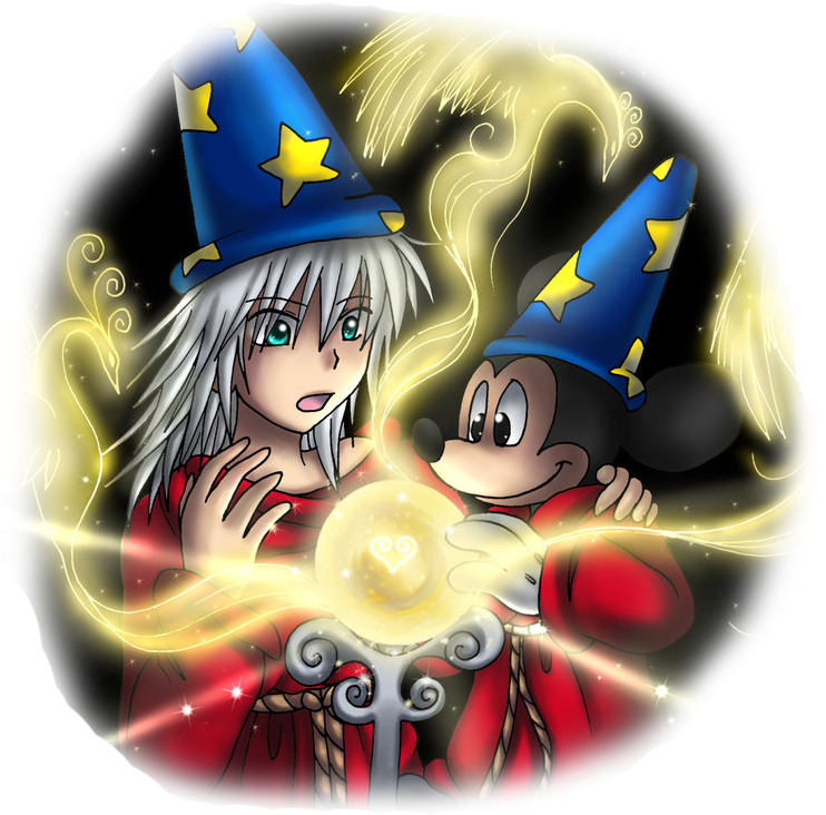 Drawn Island Kingdom Hearts - Kingdom Hearts Riku X Mickey Clipart ...