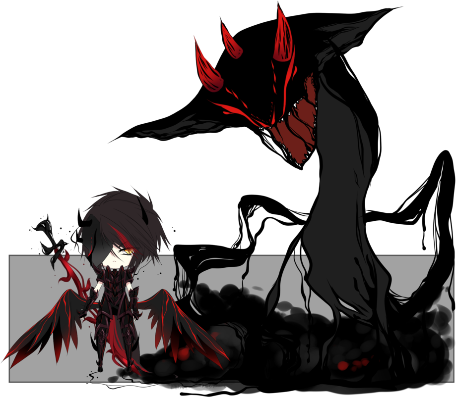 Shadow Monster Gift By Zereshi - Монстр Тень Clipart - Large Size Png ...