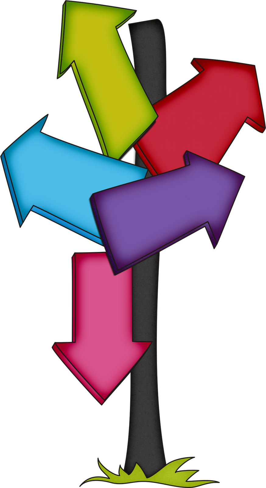 Thumb Image - Clipart Direction Sign - Png Download - Large Size Png ...