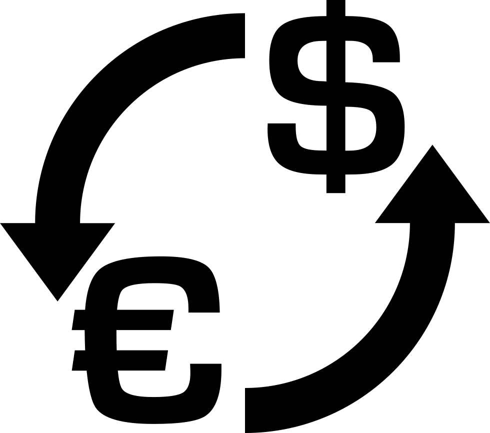 Money Exchange Euro Dollar Svg Png Icon Free Download - Euro Dollar ...