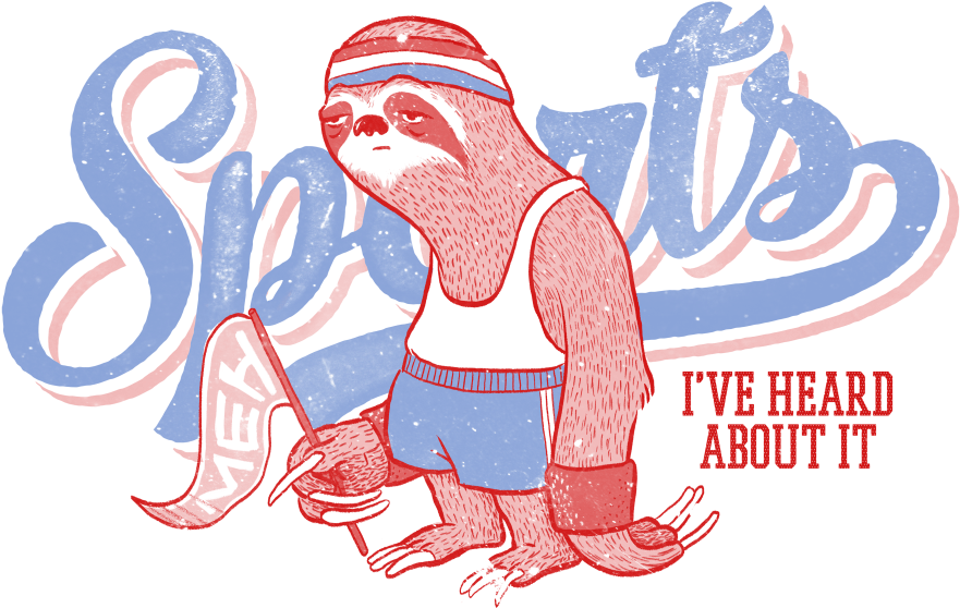 Download Sports Sloth Clipart Png Download - PikPng