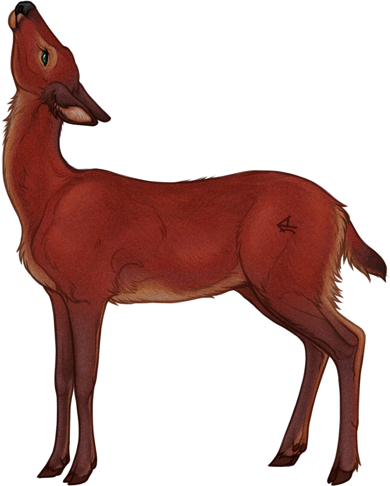 Baka Miku Chu - Deer Clipart - Large Size Png Image - PikPng