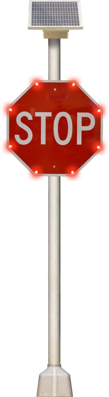 Sign Alert Pole - Stop Sign Clipart - Large Size Png Image - PikPng