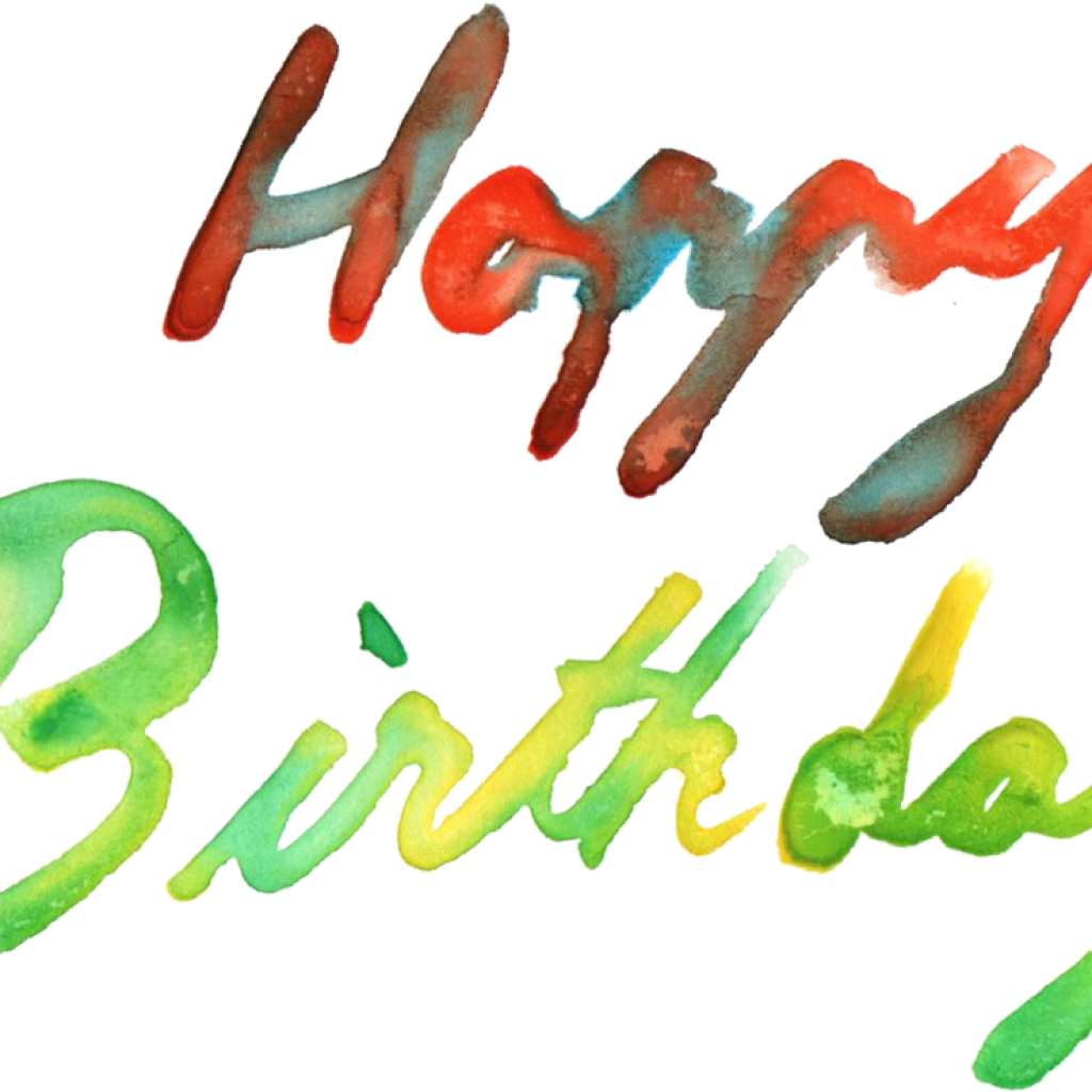 Birthday Png 5 Happy Birthday Watercolor Png Transparent - Graphics ...