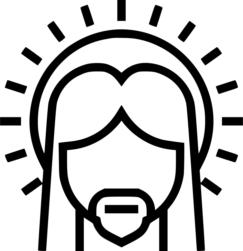 Png File Svg - Jesus Icon Png Clipart - Large Size Png Image - PikPng