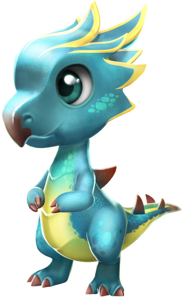 Agave Dragon Baby - Dragon Mania Legends Agave Dragon Clipart - Large ...
