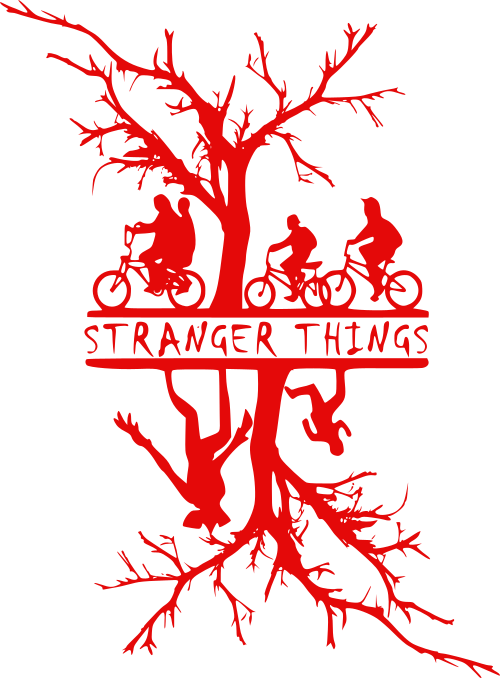 Stranger Things Silhouette Png Clipart - Large Size Png Image - PikPng