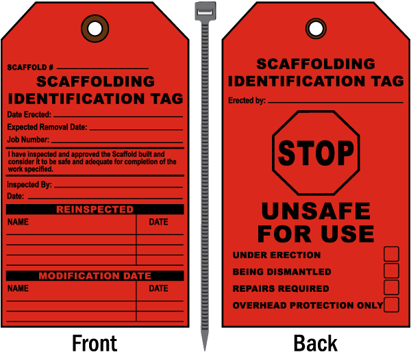 Download Stop Unsafe For Use Scaffold Tag - Scaffold Do Not Use Tags ...
