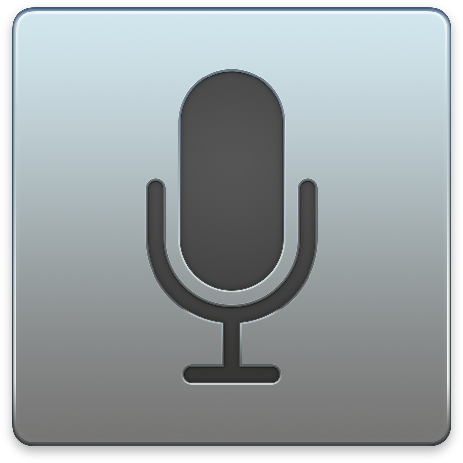 Mac Dictation Icon Clipart - Large Size Png Image - PikPng