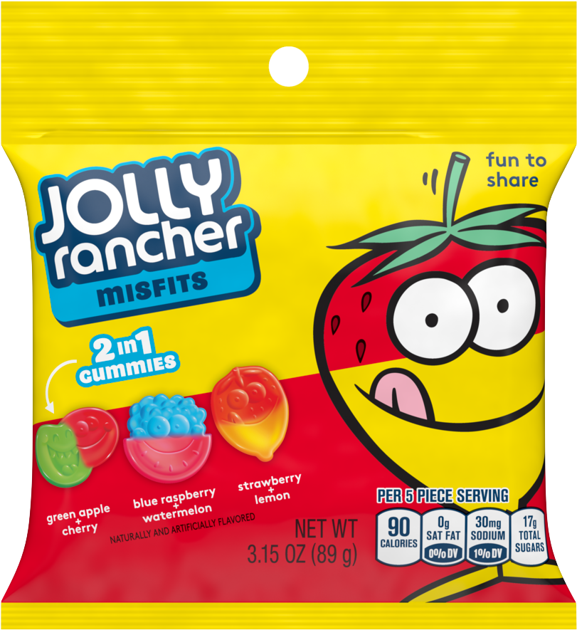 Jolly Rancher Misfits Candy Clipart - Large Size Png Image - PikPng