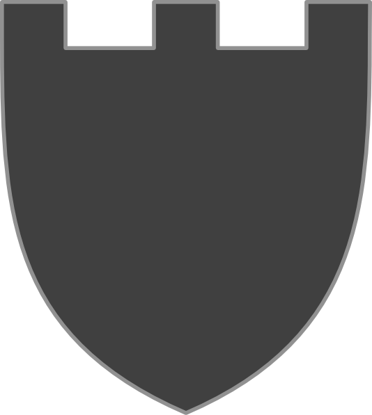 Black Rook Shield Clip Art - Circle - Png Download - Large Size Png ...