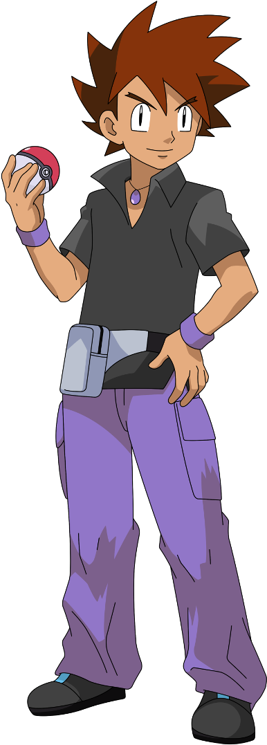 Gary Oak Png - Pokemon Gary Png Clipart, transparent png image | PNG ...