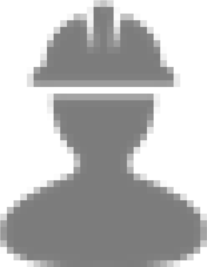 Users Worker Icon - Construction Worker Icon Blue Clipart - Large Size ...