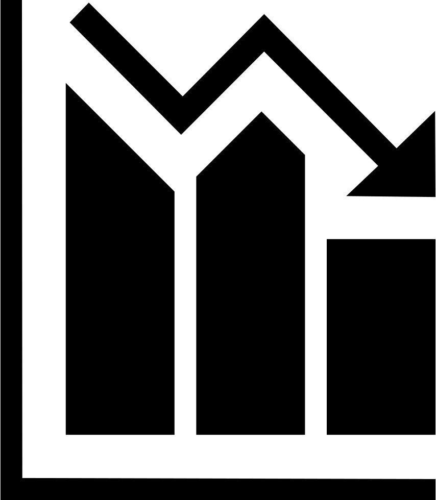 Png File - Stats Going Down Png Clipart - Large Size Png Image - PikPng