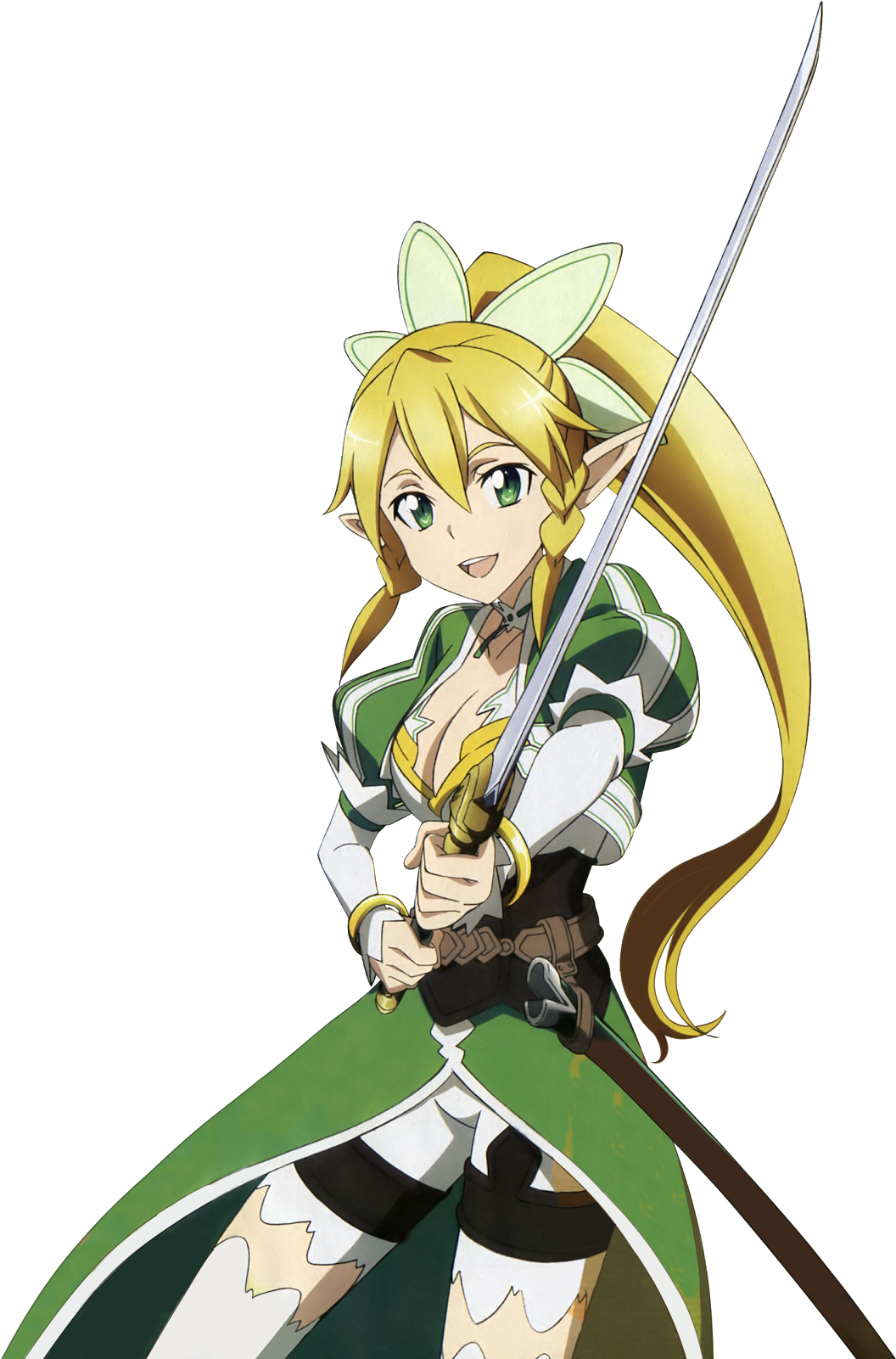 Leafa Hyper Kakoiii Hd Render - Leafa Alo Clipart - Large Size Png ...