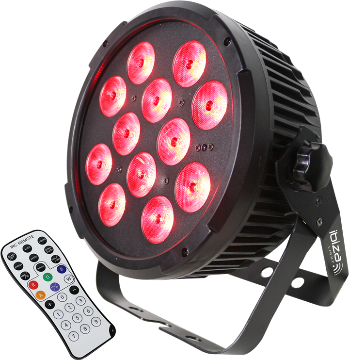 Download 12 X 12w 6 In 1 Rgbwa Uv Par Can Irc Parled1212ir - Projecteur ...