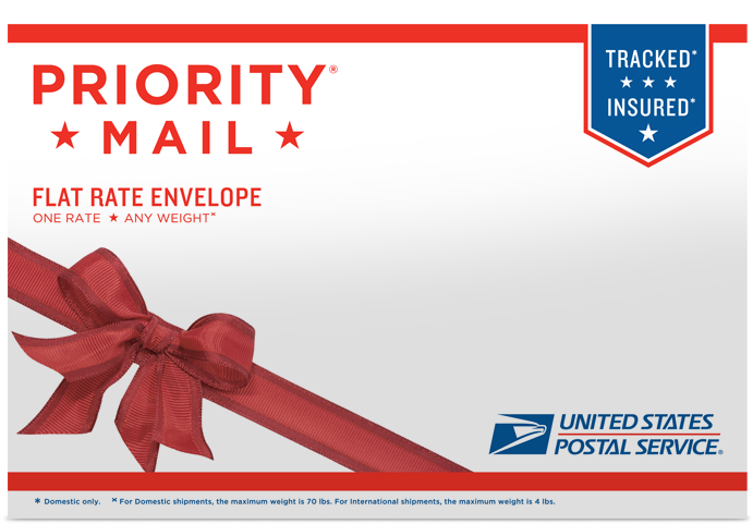 Usps Flat Rate Envelope Clipart - Large Size Png Image - PikPng