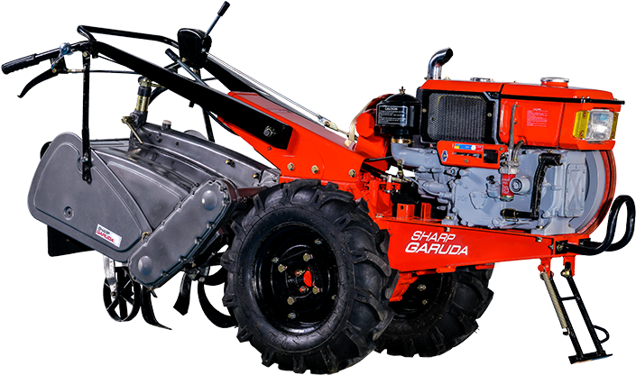 Tractor Clipart Power Tiller - Power Tiller - Png Download - Large Size ...