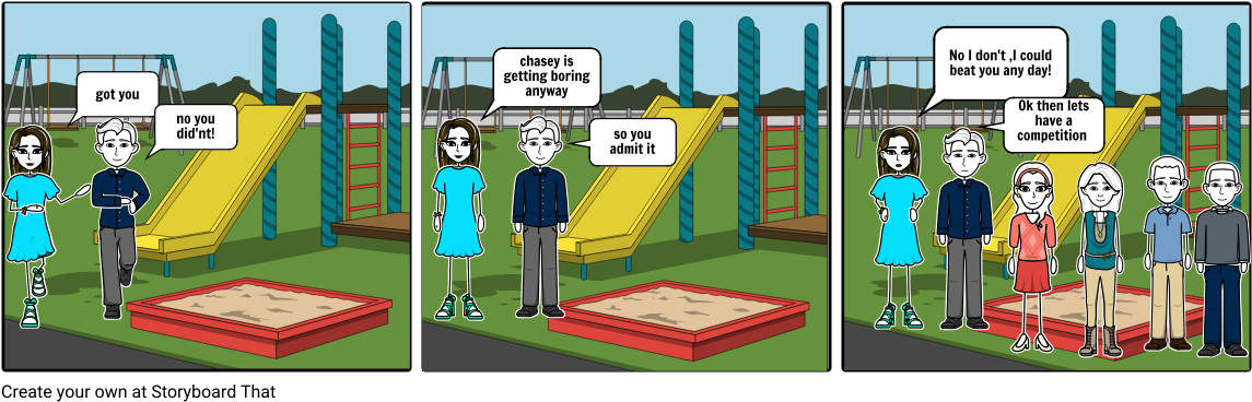 Girls Vs Boys - Storyboard Clipart - Large Size Png Image - PikPng