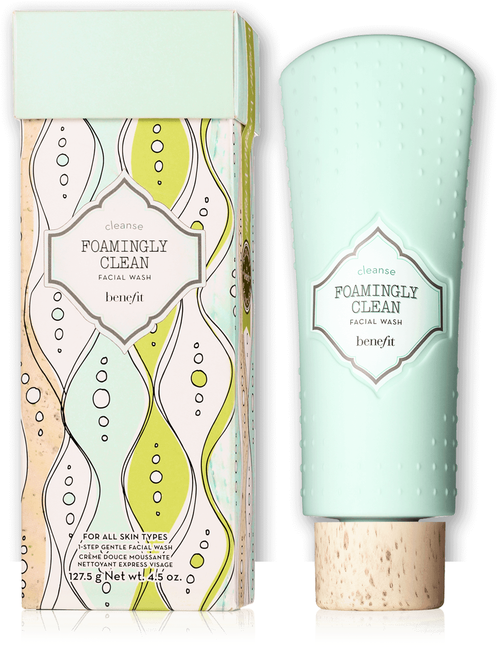 Foamingly Clean Facial Wash - Benefit Foaming Cleanser Clipart - Large ...