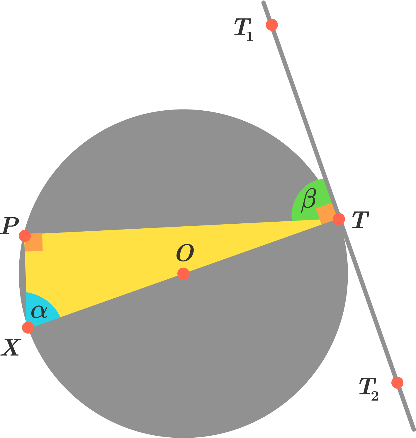 We've Taken X Diametrically Opposite To T, So Xt Passes - Alternate ...