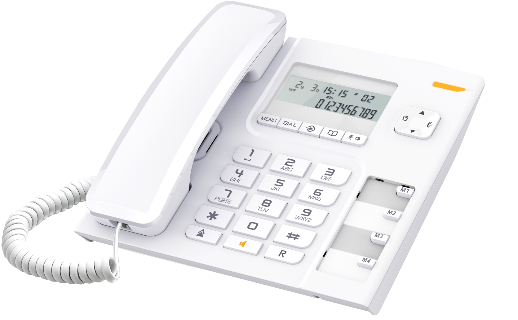 Alcatel Phones T56 White Picture Alcatel T26 Landline Phone Black