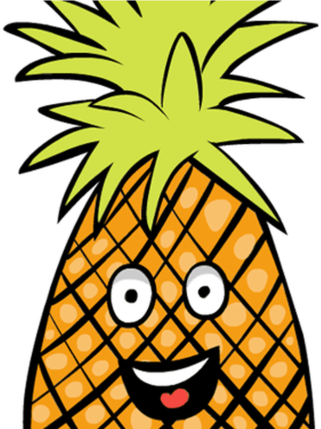 Clipart Pineapple Pineapple Fruit Clip Art - Cartoon Fruit Clipart Png ...