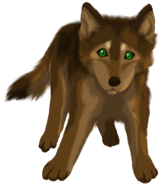 Pup By Windwolf - Wolf Pup Transparent Clipart - Large Size Png Image ...